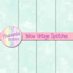 Free Digital Papers featuring Aqua Vintage Splotches Designs