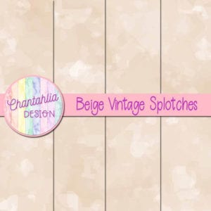 Free Digital Papers featuring Beige Vintage Splotches Designs