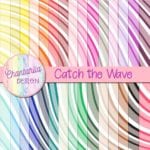 Free Catch the Wave Digital Papers