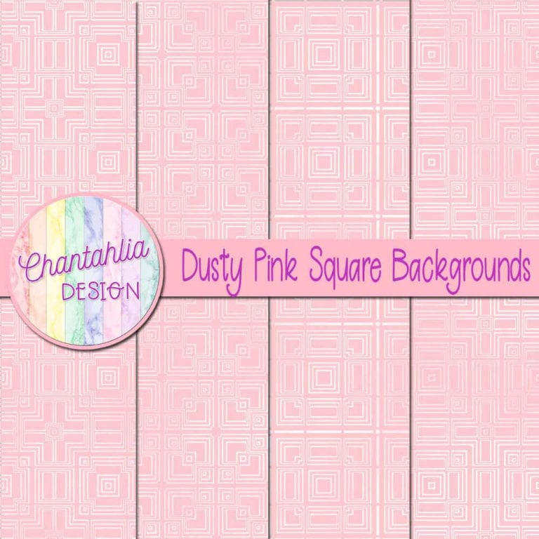 Free Digital Papers featuring Dusty Pink Square Designs