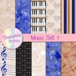 Free digital papers for digital scrapbooking, digital planning and more