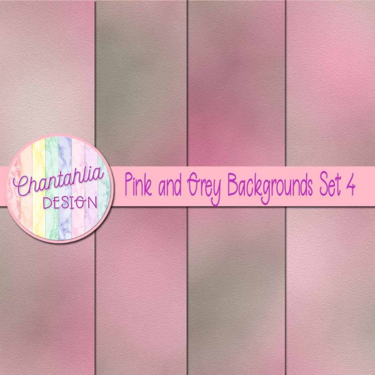 Free Pink and Grey Digital Paper Backgrounds