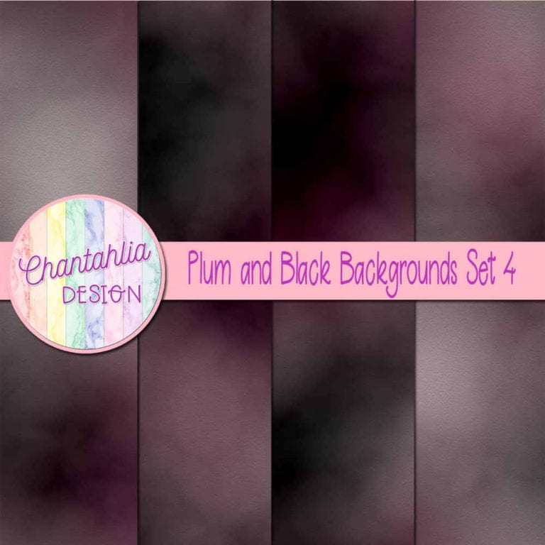 Free Plum and Black Digital Paper Backgrounds