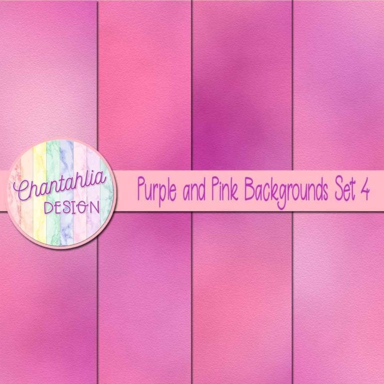 Free Purple and Pink Digital Paper Backgrounds
