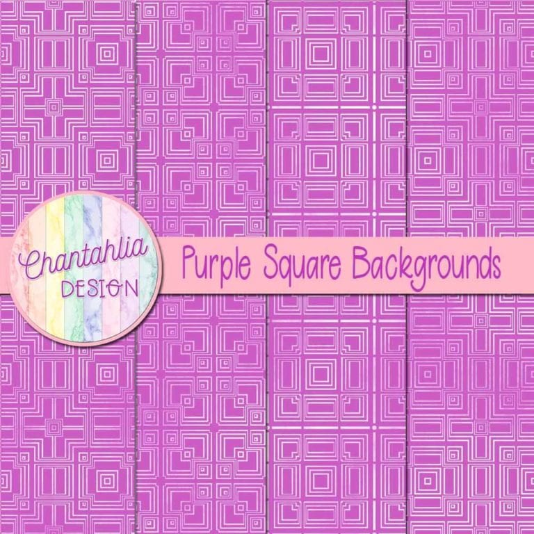 Free Digital Papers featuring Purple Square Designs