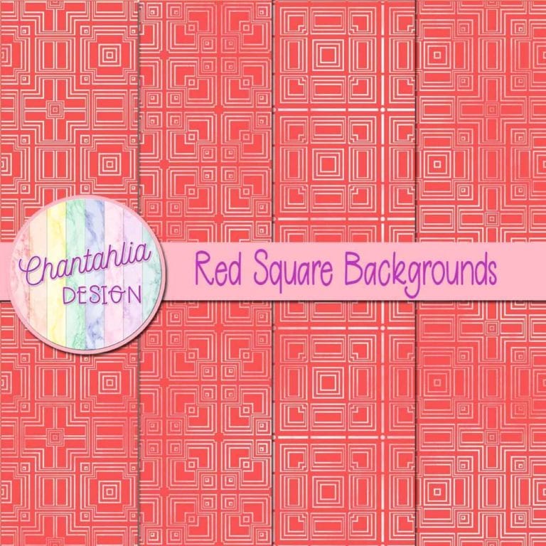 Free Digital Papers featuring Red Square Designs