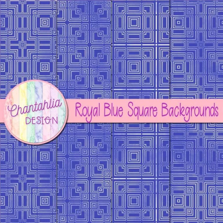 Free Digital Papers featuring Royal Blue Square Designs