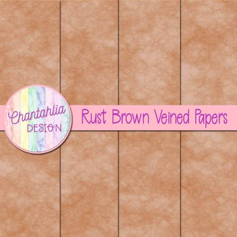 Free Digital Papers featuring Rust Brown Veined Designs