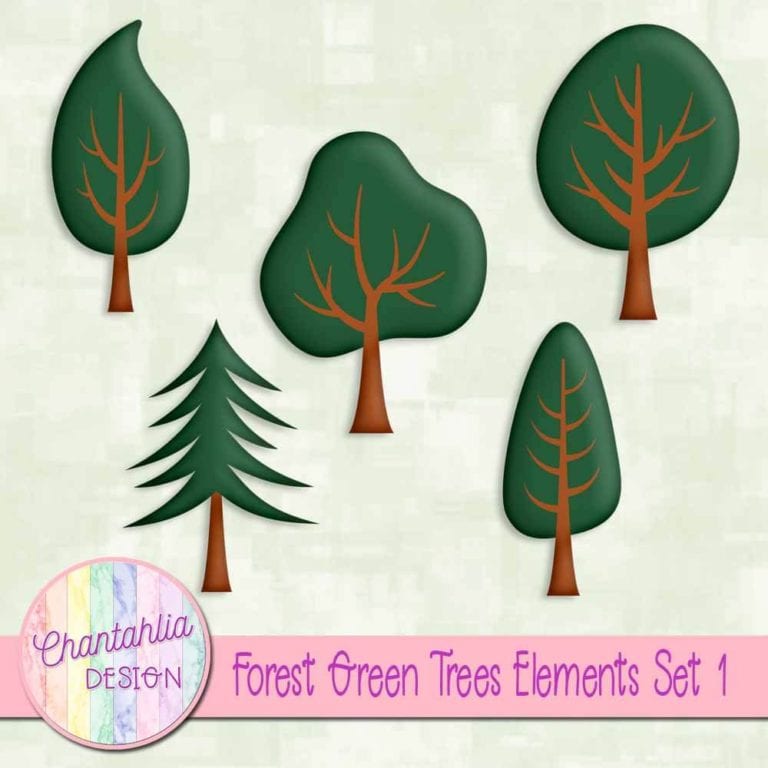 Free design elements / clip art for digital scrapbooking and other crafts