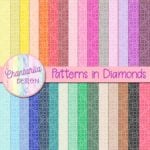 Free Patterns in Diamonds Digital Papers