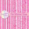 Free Digital Papers featuring Pink Patterned Stripes Designs