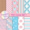 Free Hot Cocoa Digital Papers