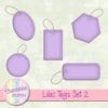 Free Lilac Tags