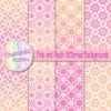 Free Pink and Peach Patterned Backgrounds