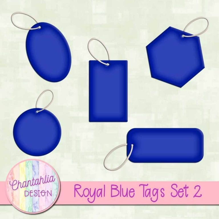 Free Royal Blue Tags