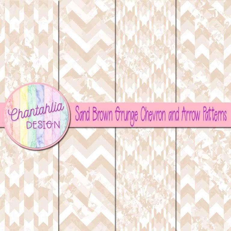 Free Digital Papers featuring Sand Brown Grunge Chevron and Arrow Designs