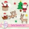 Free Santa Elements for Digital Scrapbooking, Digital Planning & Crafts