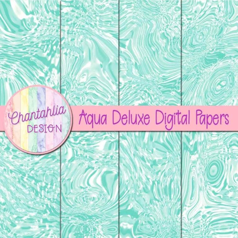 Free Digital Papers featuring Aqua Deluxe Designs