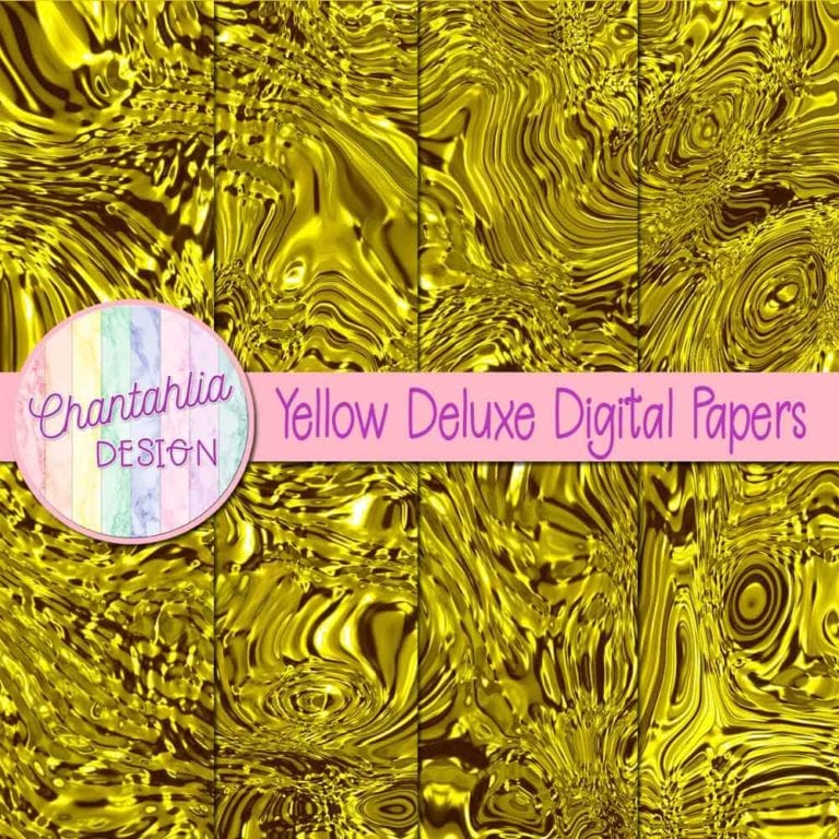Free Digital Papers featuring Yellow Deluxe Designs