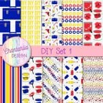 Free DIY Digital Papers for Digital Scrapbooking & Crafts