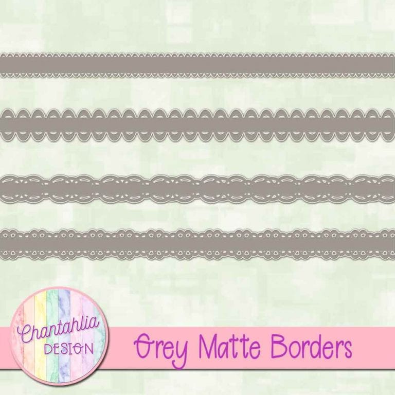 Free Grey Matte Borders