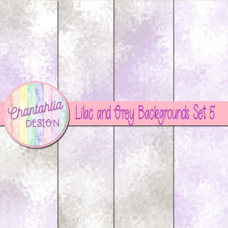 Free Lilac and Grey Digital Paper Backgrounds
