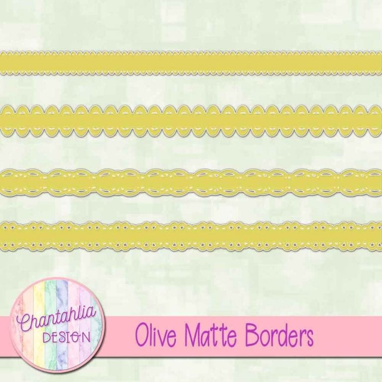 Free Olive Matte Borders
