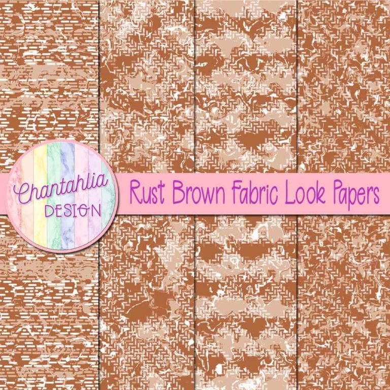 Free Digital Papers featuring Rust Brown Fabric Look Designs