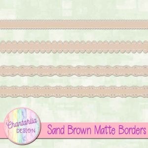 Free Sand Brown Matte Borders