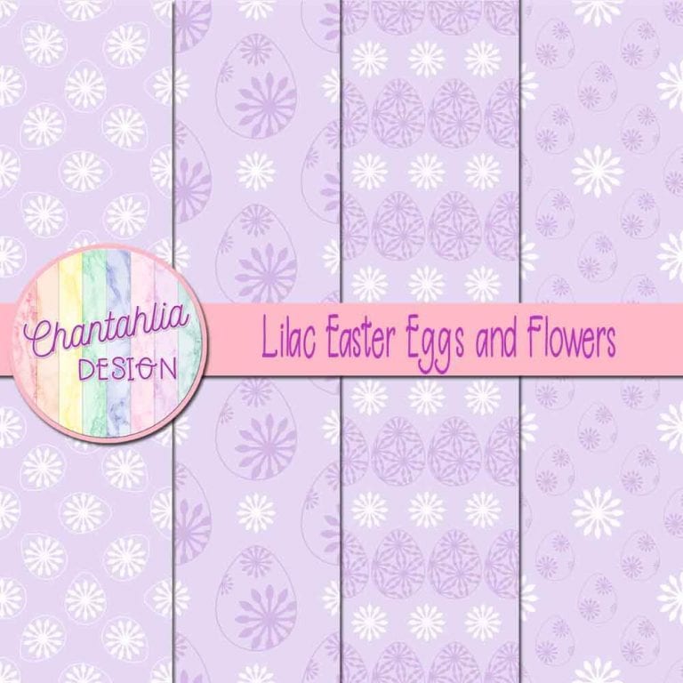 Free Easter Digital Paper and Design Element Packs