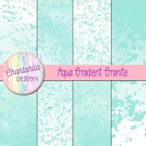 Free Digital Papers featuring Aqua Gradient Granite Designs