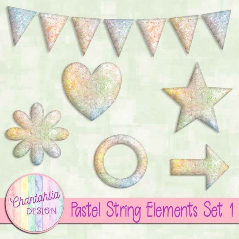 Free design elements / clip art for digital scrapbooking and other crafts