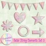 Free design elements / clip art for digital scrapbooking and other crafts