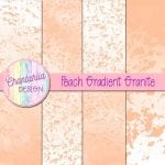 Free Digital Papers featuring Peach Gradient Granite Designs