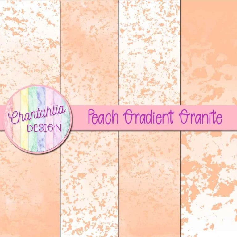 Free Digital Papers featuring Peach Gradient Granite Designs