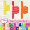 Polka Dot Tabs Set 8 - Chantahlia Design