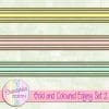 Free Gold and Coloured Edging for Digital Scrapbooking