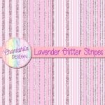 Free Digital Papers featuring Lavender Glitter Stripes Designs