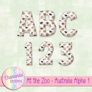 Free Alphas for Digital Scrapbooking, Bulletin Board Lettters and More