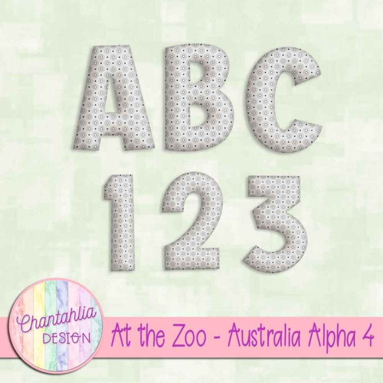 Free Alphas for Digital Scrapbooking, Bulletin Board Lettters and More