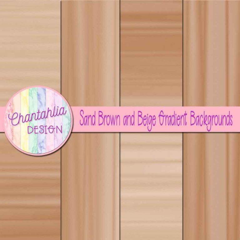 Free Sand Brown and Beige Digital Papers with Gradient Designs