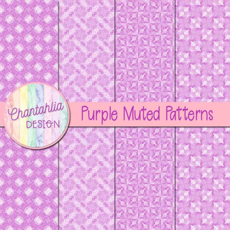 Free Digital Papers featuring Purple Muted Patterns