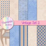 Free Vintage Digital Papers for Digital Scrapbooking