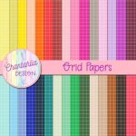 Free Digital Papers Featuring a Grid Design