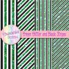 Free Digital Papers featuring Green Glitter and Black Stripes
