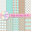 Free digital papers for digital scrapbooking, digital planning and more