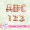 Free Woodland Animals Alpha for Digital Scrapbooking