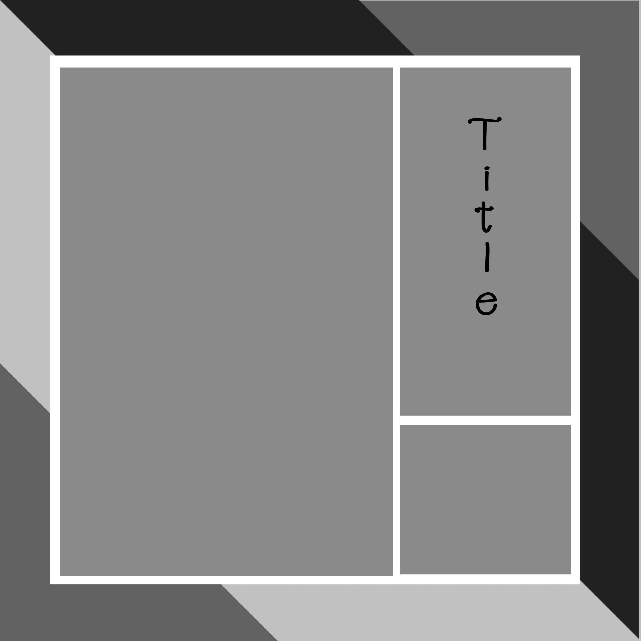 Free Digital Scrapbook Layout Template to Create your own Unique Pages