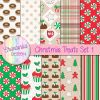 Free Christmas Treats Digital Papers for Digital Scrapbooking