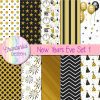 Free New Year's Eve Digital Papers for Digital Scrapbooking